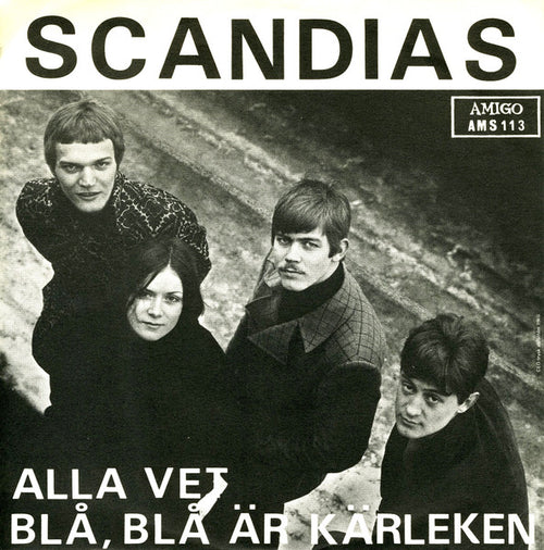 7": Scandias - Alla Vet / Blå, Blå Är Kärleken