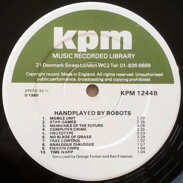 LP: George Fenton / Ken Freeman - Handplayed By Robots